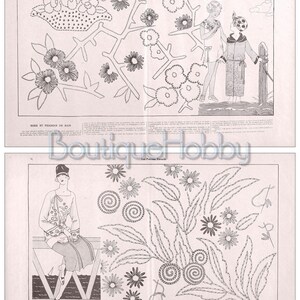 Hand French Embroidery Patterns, Fancy DESIGNS Decoration - Etsy