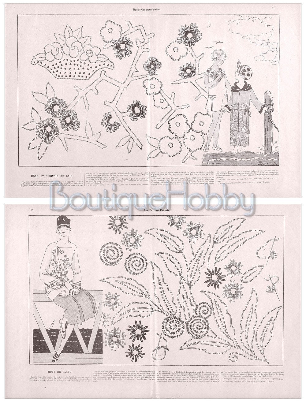 Hand French Embroidery Patterns, Fancy DESIGNS Decoration - Etsy