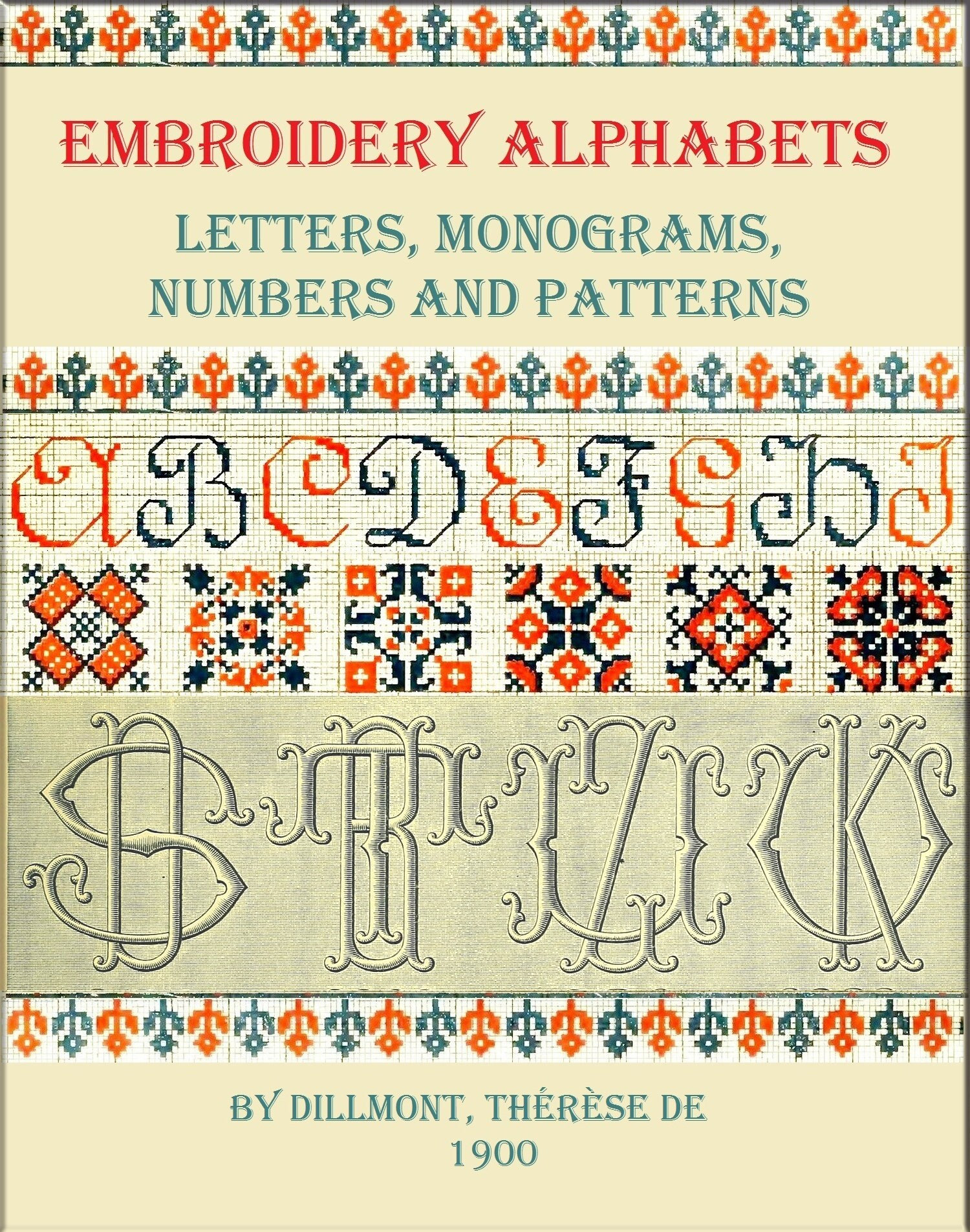 Vintage Embroidery Alphabetlettersmonograms Bookcross - Etsy