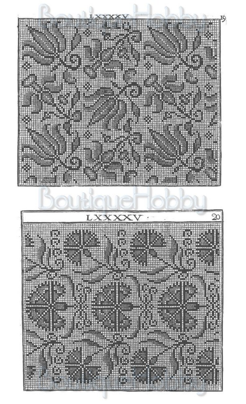 German Vintage Cross Stitch Patterns Book,antique Digital Embroidery ...