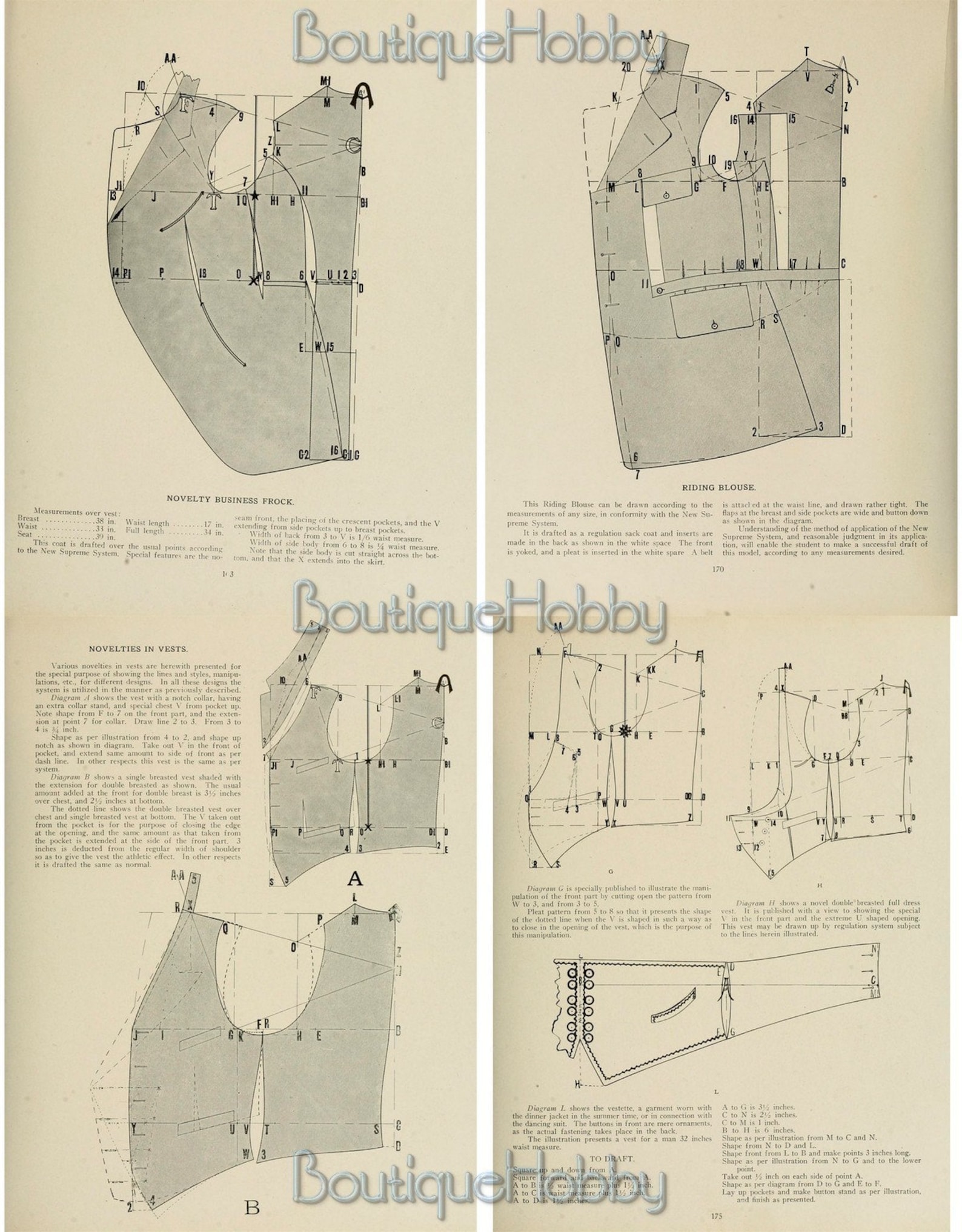 Mens Sewing Patternsvictorian Vest Pattern Trousertuxedo - Etsy