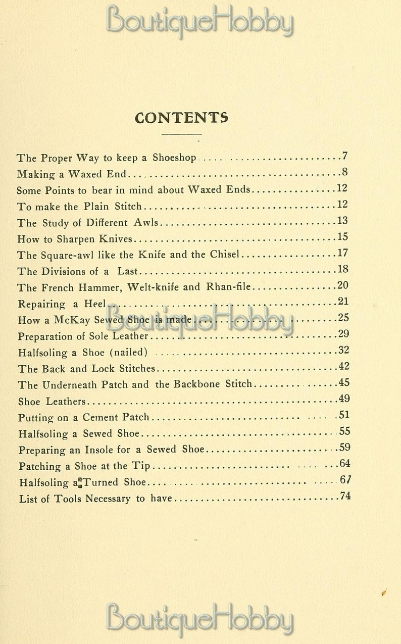 How to Repair Shoes,crafting Books,hand Made Antique Shoes,shoe Making ...