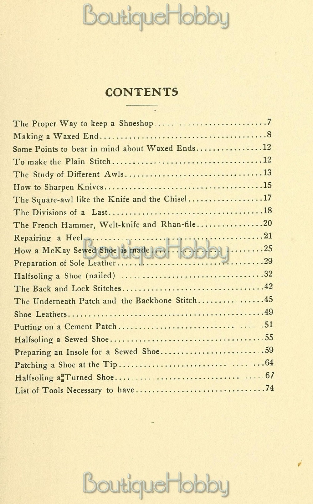 How to Repair Shoes,crafting Books,hand Made Antique Shoes,shoe Making ...