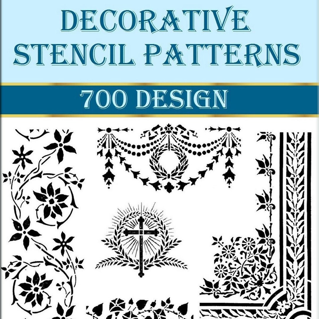 700 Decorative Pattern Stencils Designs,scrapbooking Stencil Stamping ...