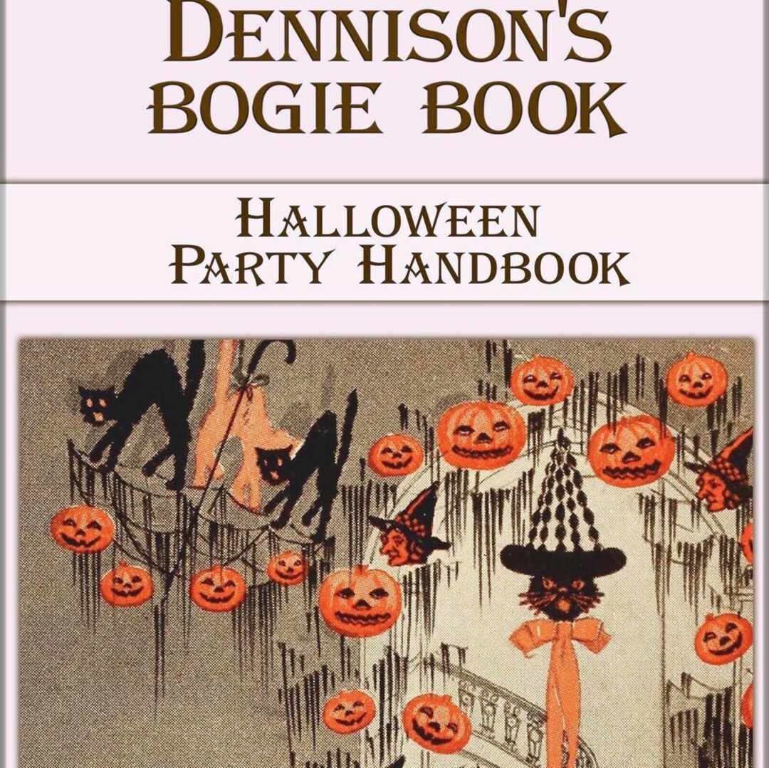 Vintage HALLOWEEN 1920s Party Book,how to Plan Party, Costumes ...