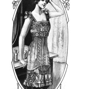 Underwear Sewing Pattern 1913,GERMAN EDITION Österr. Wäschezeitung 1913 ...