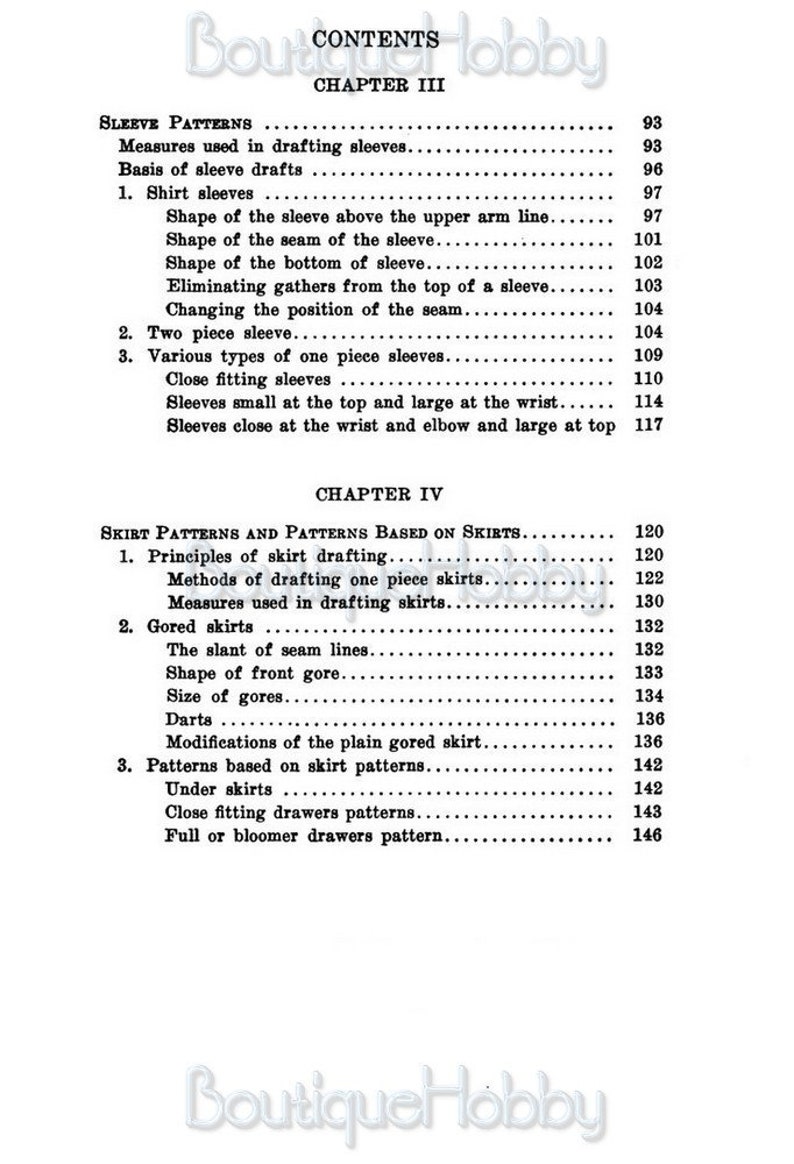 Vintage Pattern Drafting Book: 1922 Sewing Guide (PDF Pattern) - Etsy