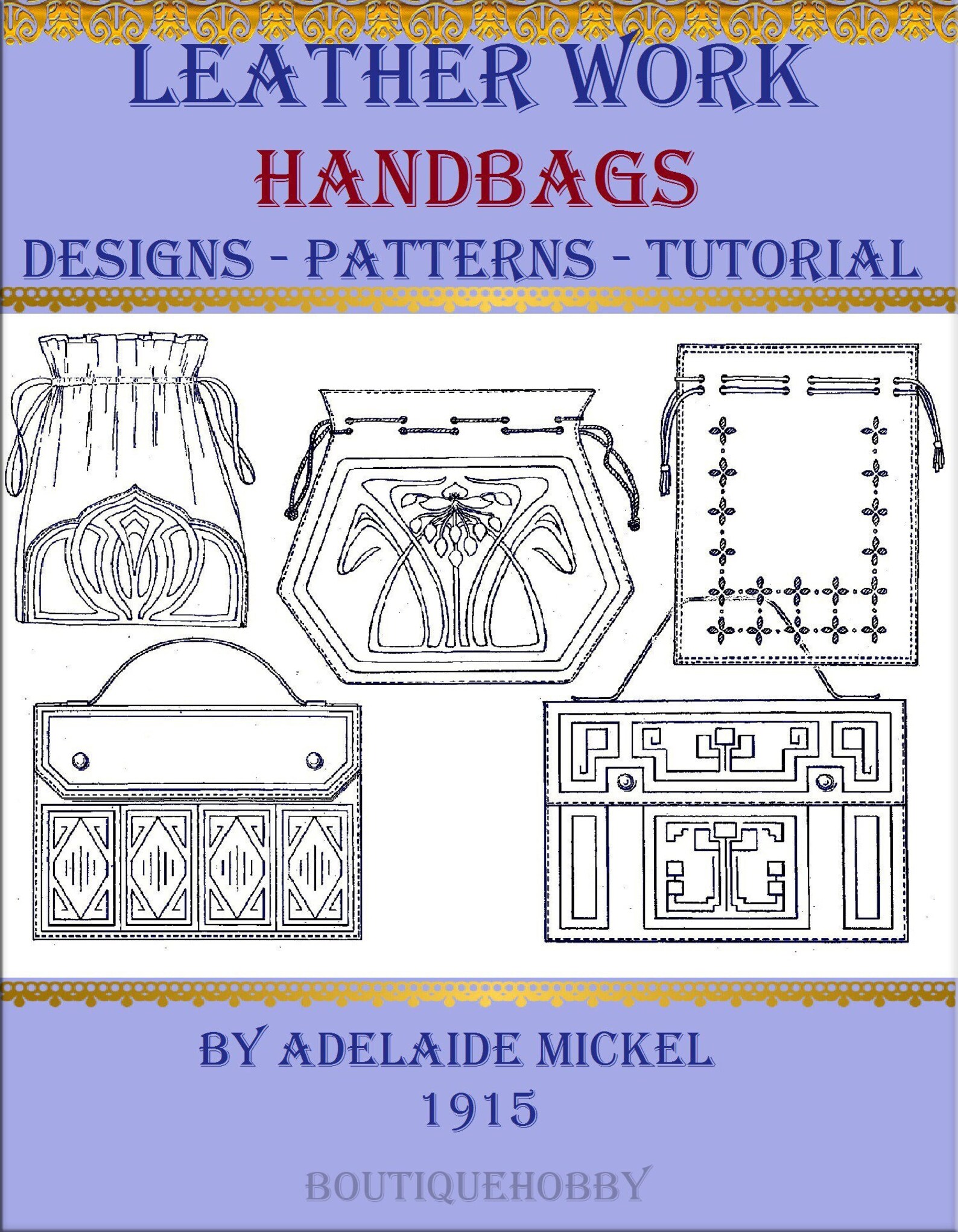 How to Make Leather Bagdesigns-pattern-tutorialcrafting Book | Etsy