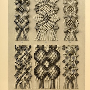 Victorian Macrame Patterns,how to Tutorial Book,macrame for Beginner - Etsy