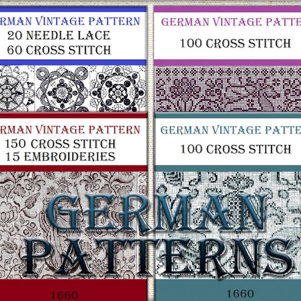 Germany Cross Stitch - Etsy