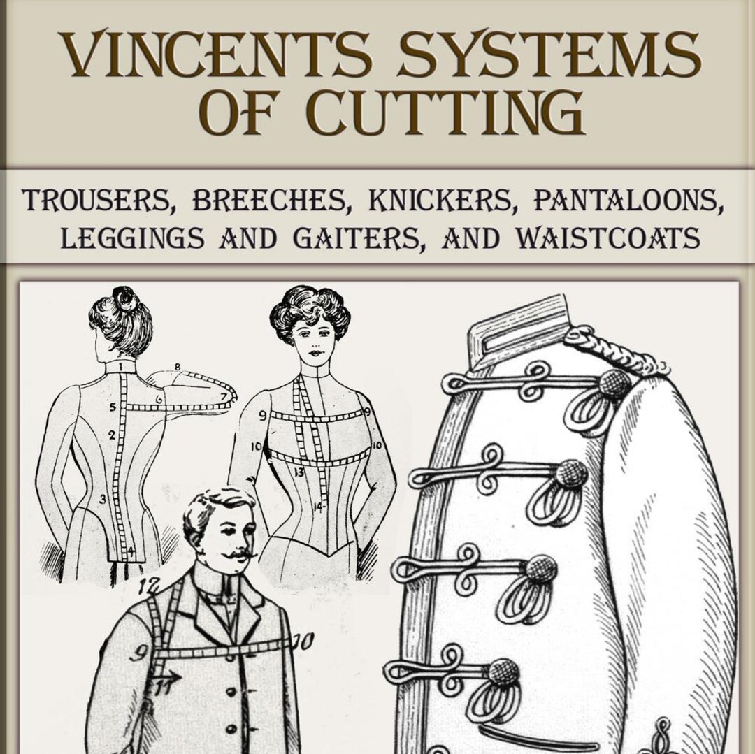 Vintage Clothing Patterns,tailoring Clothes Pattern Design,garment ...