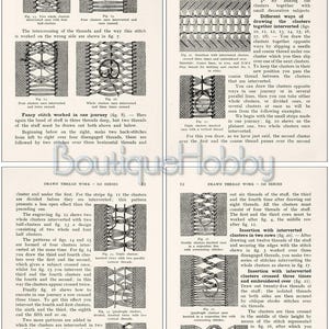Hemstitch Design,hand Made Hemstitched Lace,embroidery Books,drawn ...