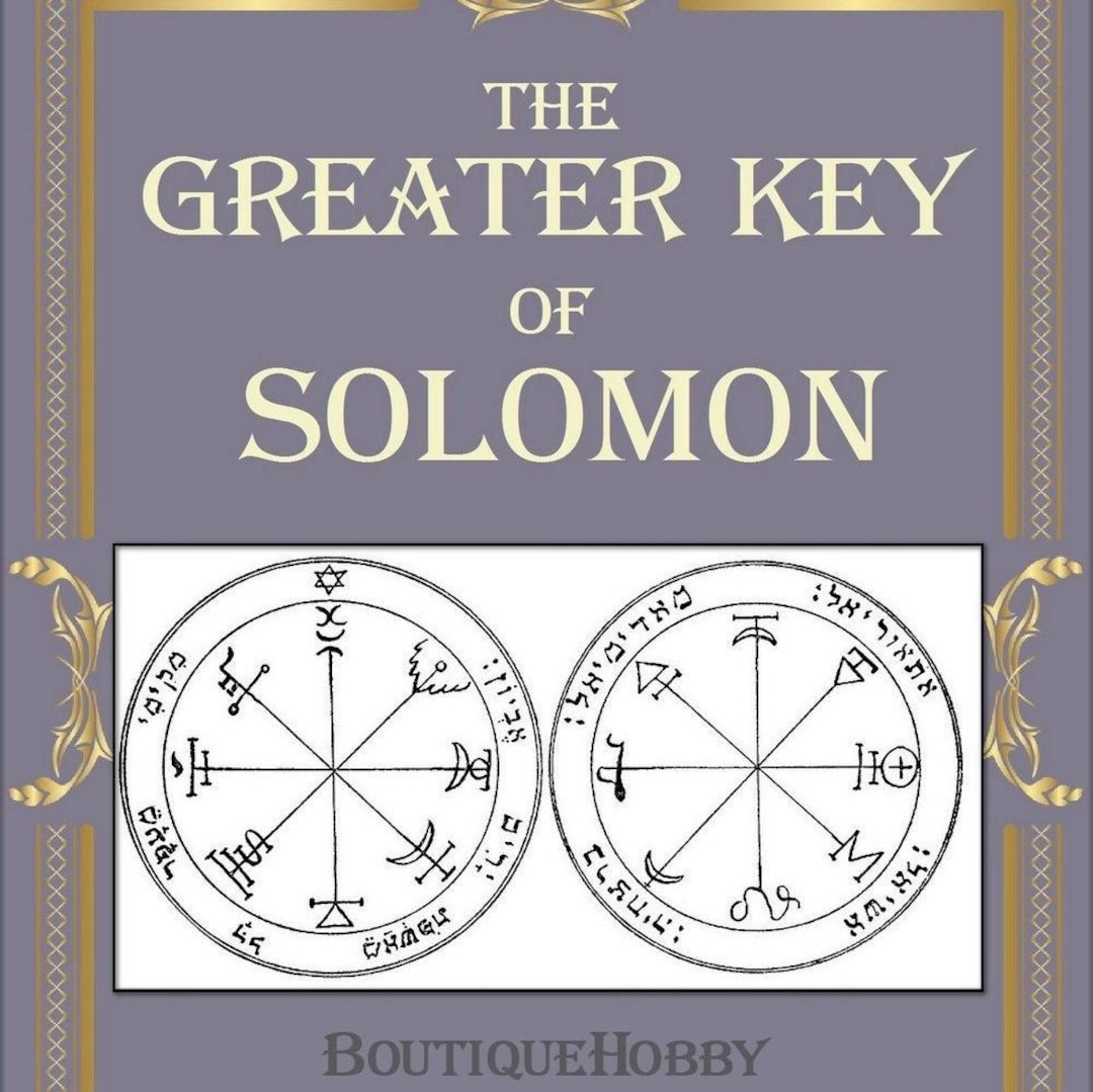 The Greater Key of Solomon Grimoire: Pentacle Seals (PDF Download) - Etsy