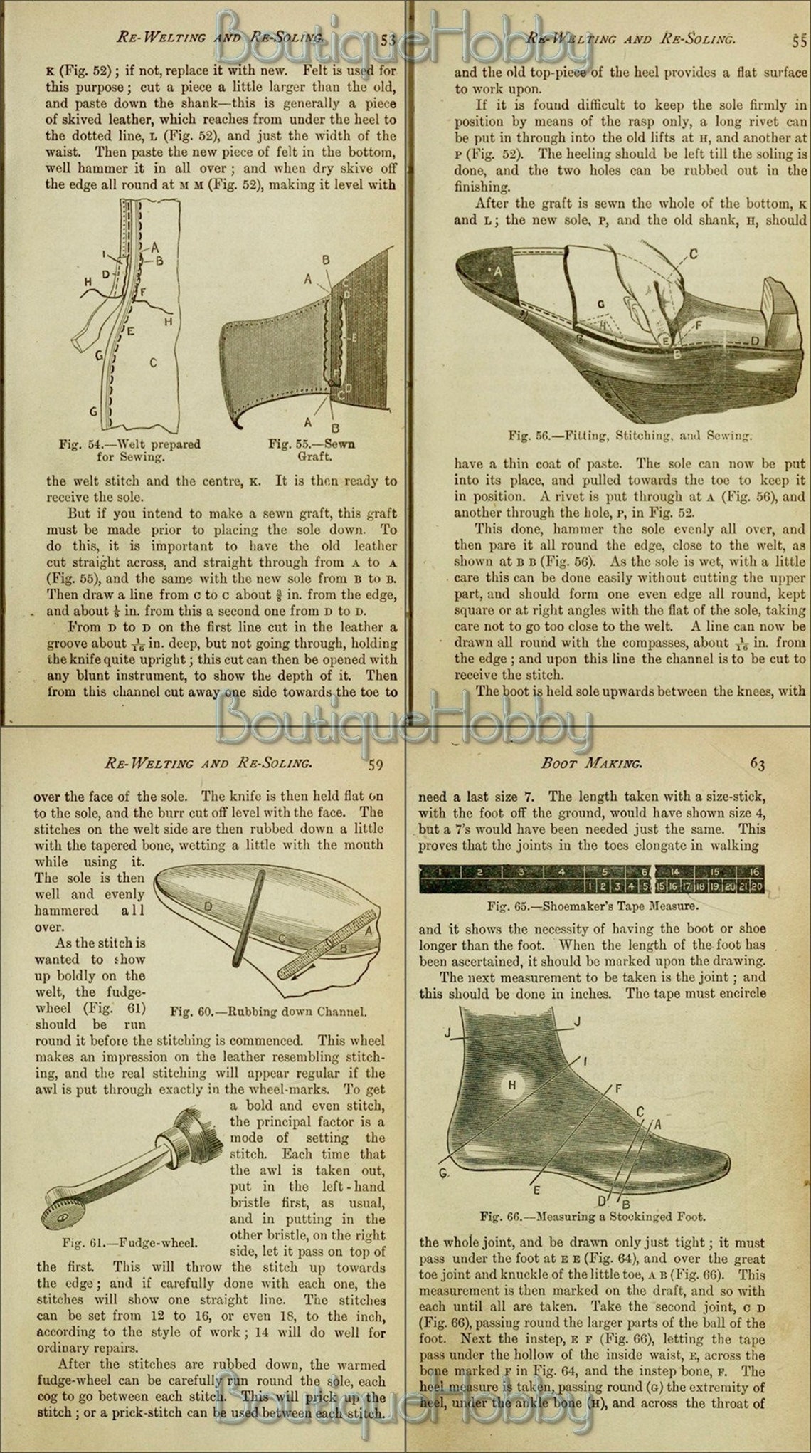 How to Make Shoesvintage Shoe Sewing Patternhandmade Shoes - Etsy