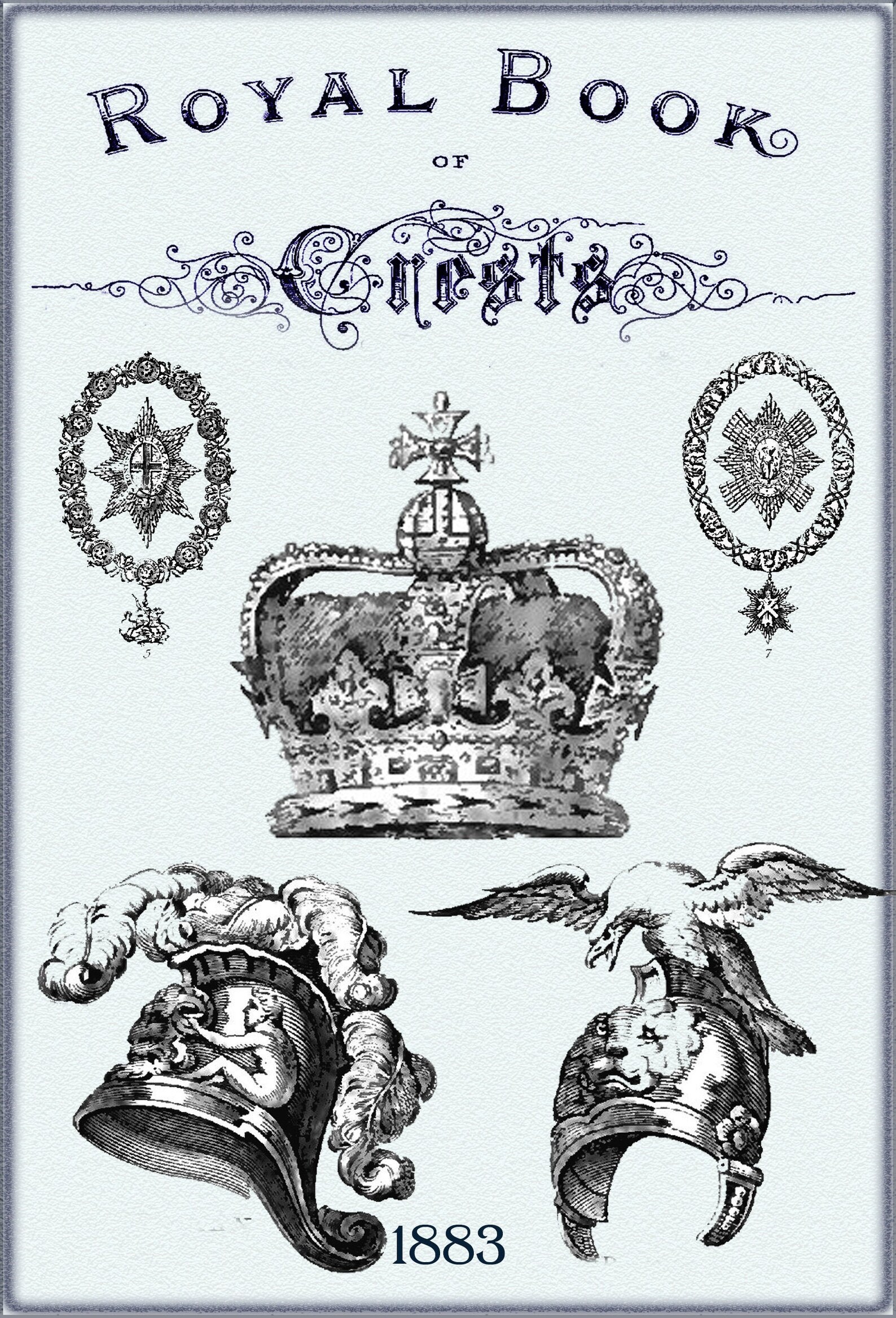 Vintage Heraldry Royal Book of Crestsenglish Crown | Etsy