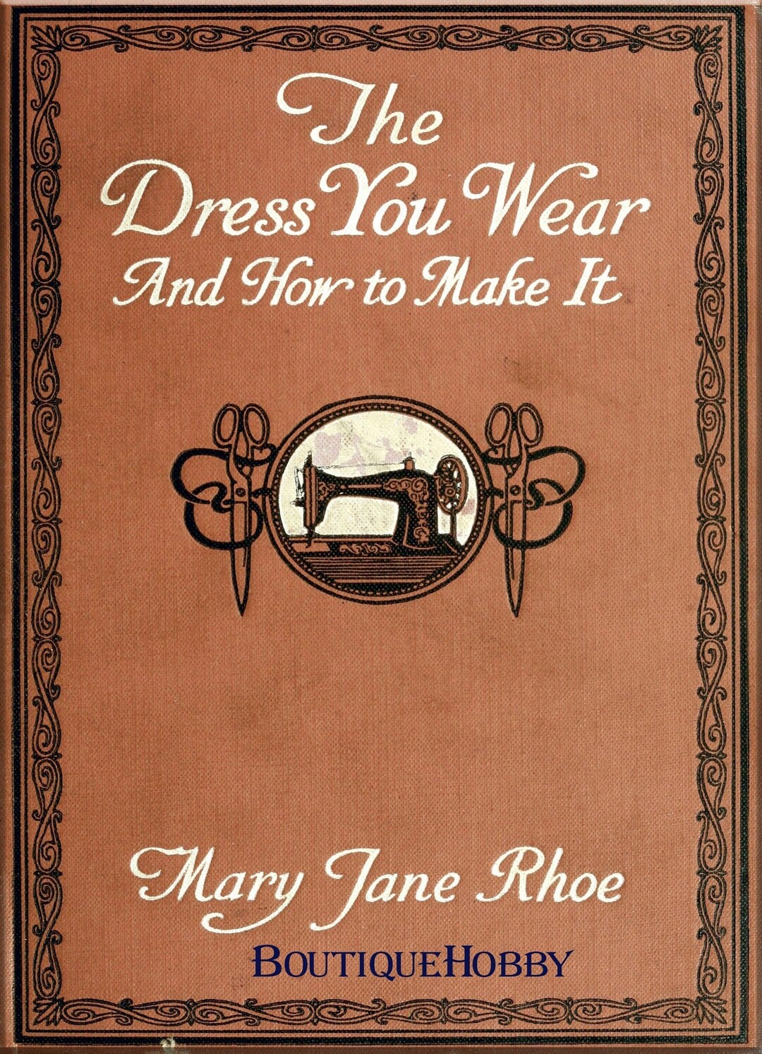 How to Make the Dress,vintage Dressmaking Guide Book,sewing and Garment ...