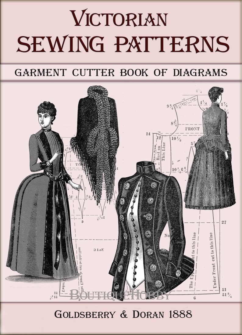 Victorian Costume Sewing Patterns 59 Vintage Designs - Etsy