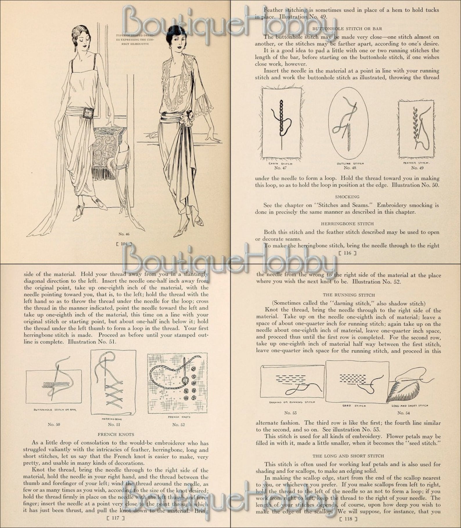1920s Sewing Guide,art Deco Make Dresses Patterns,pdf Ebook,the A B C ...