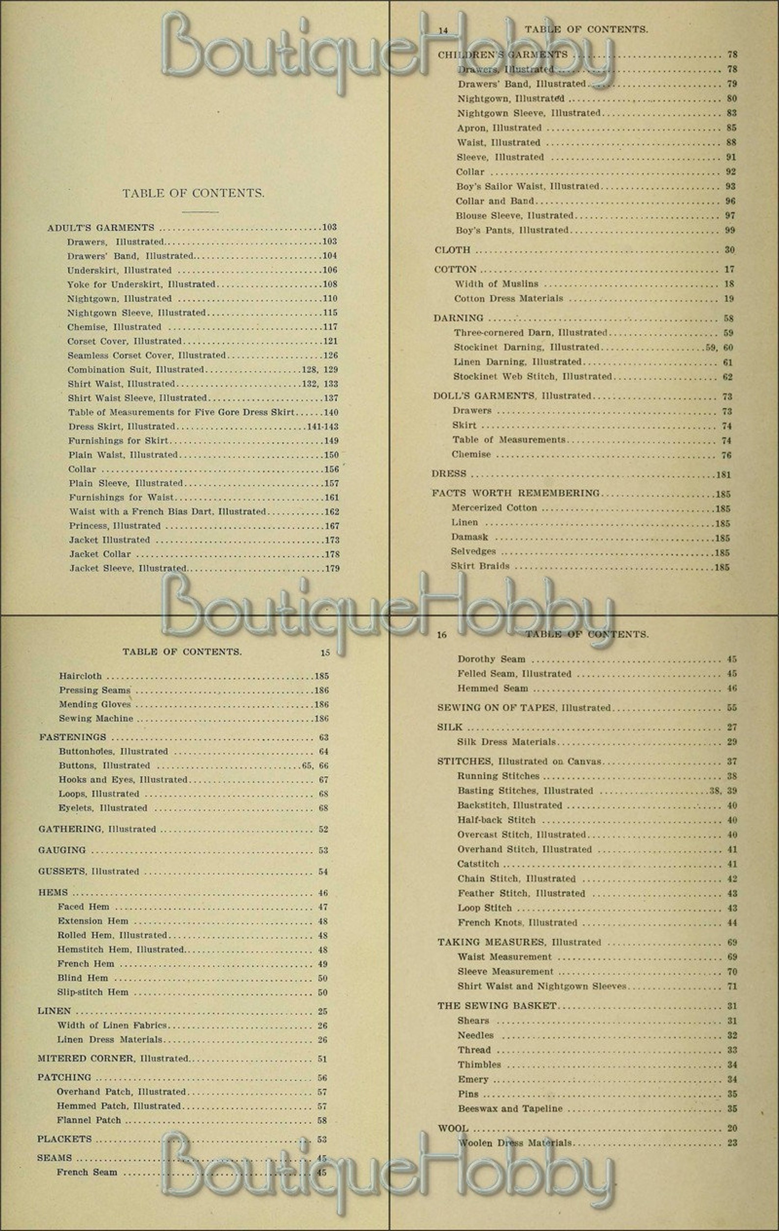 Vintage Dressmaking Guide Booksewing and Garment Drafting - Etsy