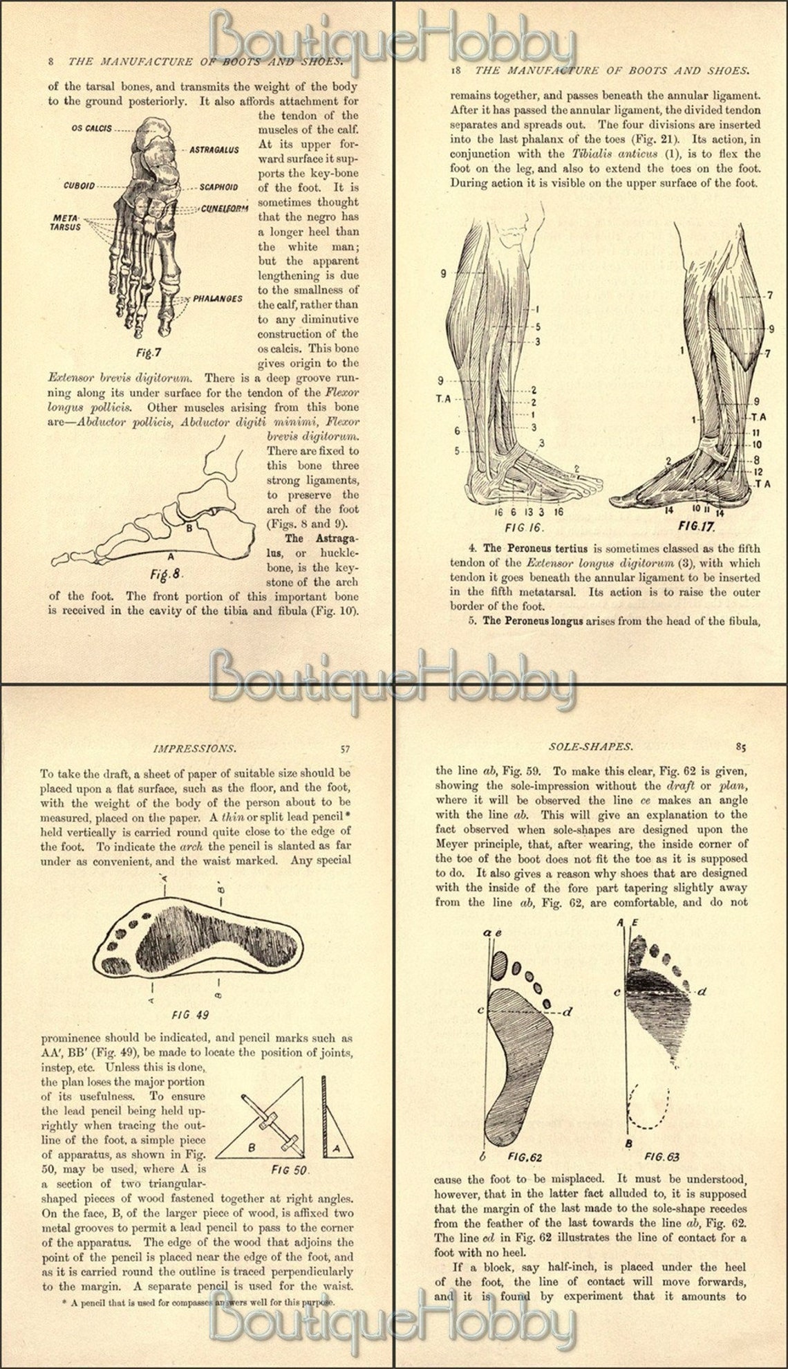 Shoes Making Patternssewing Boot Patterndiy Shoesvintage - Etsy