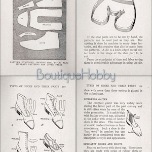 How to Make Shoes,shoe Sewing Pattern,hand Made Shoes,vintage Book - Etsy