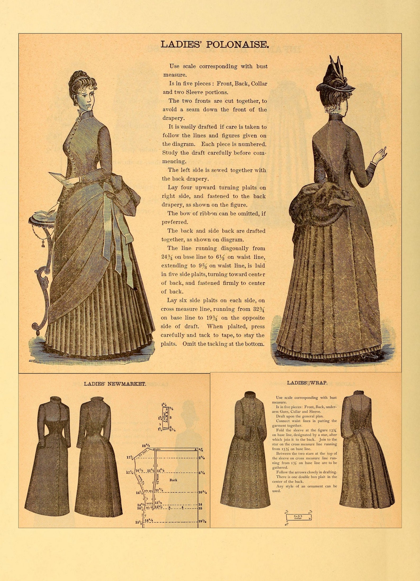 Victorian Costume Sewing Patterns 59 Vintage Designs - Etsy