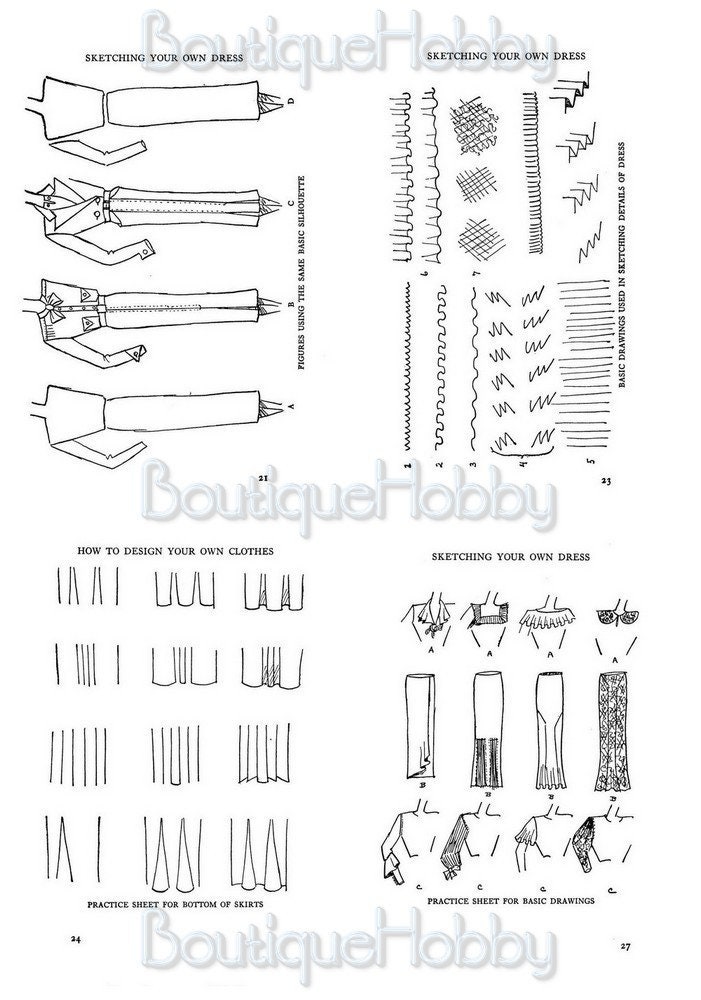 How to Made Design Your Own Clothes Design Pdf Ebookrare - Etsy