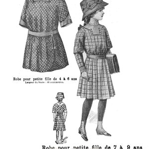 French Sewing Patterns,edwardian Dress,la Mode Illustrée 8-1912 ...
