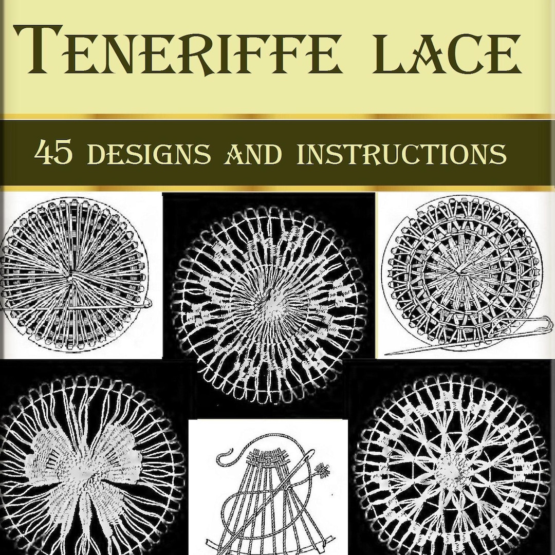 Vintage Needlework Patterns Book,45 Hand Made Teneriffe Lace - Etsy