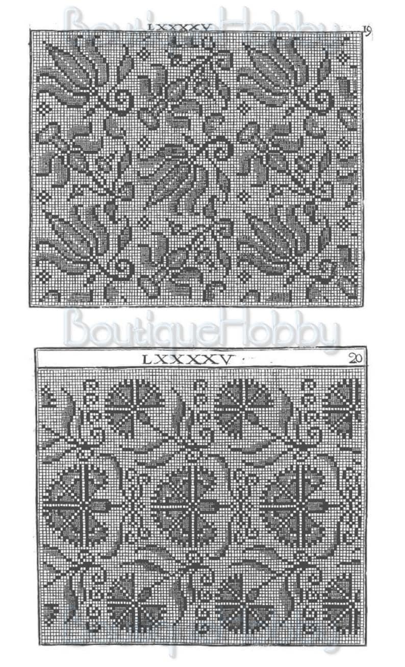 German Vintage Cross Stitch Patterns Book-2antique Digital | Etsy