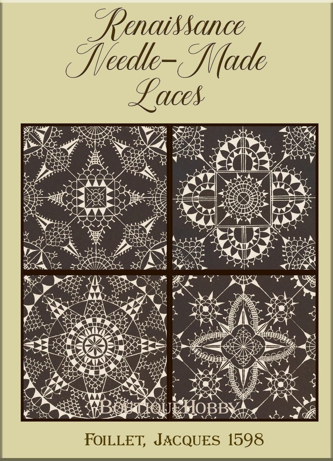 Vintage Renaissance Needle-made Laces Design,patterns Hand Made Lace - Etsy