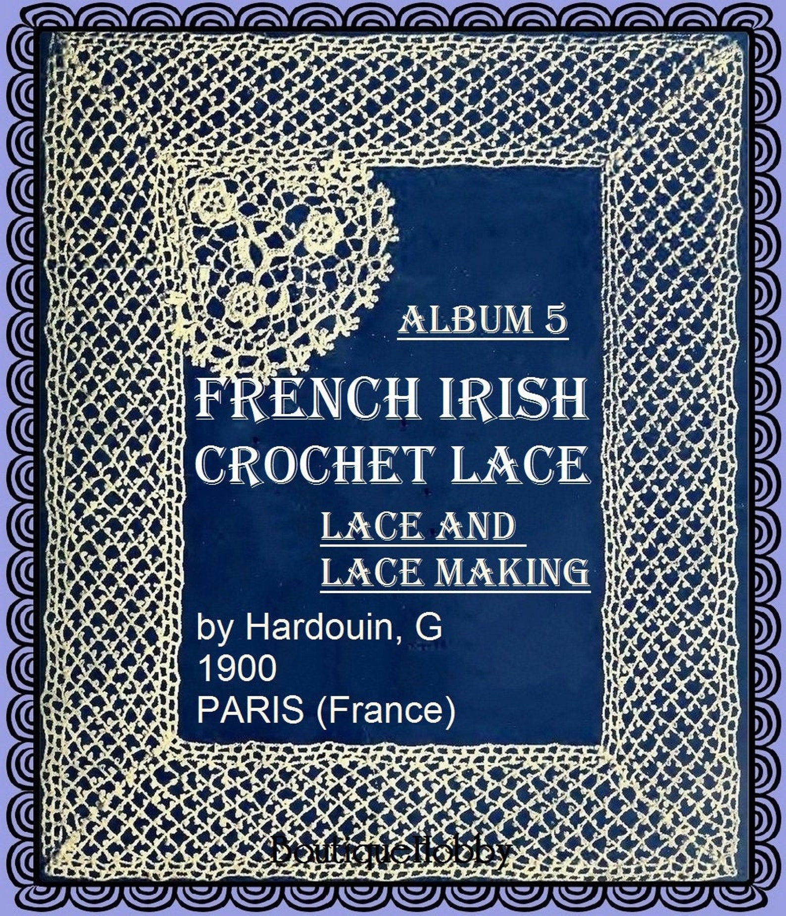 Vintage French Irish Crochet Laceantique Pattern Bookhand - Etsy