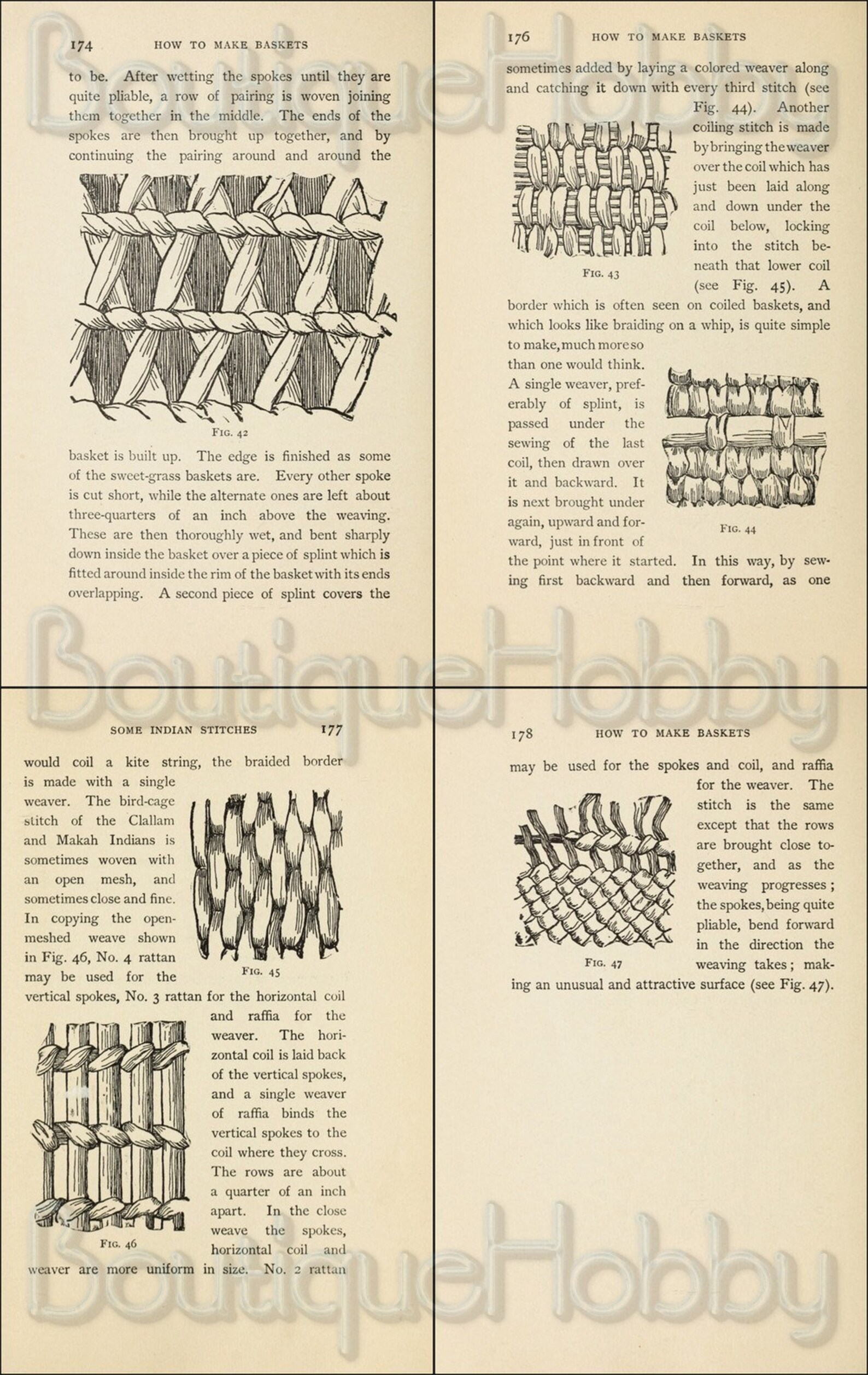 How to Make Basket,weaving Book Pdf,instant Download - Etsy