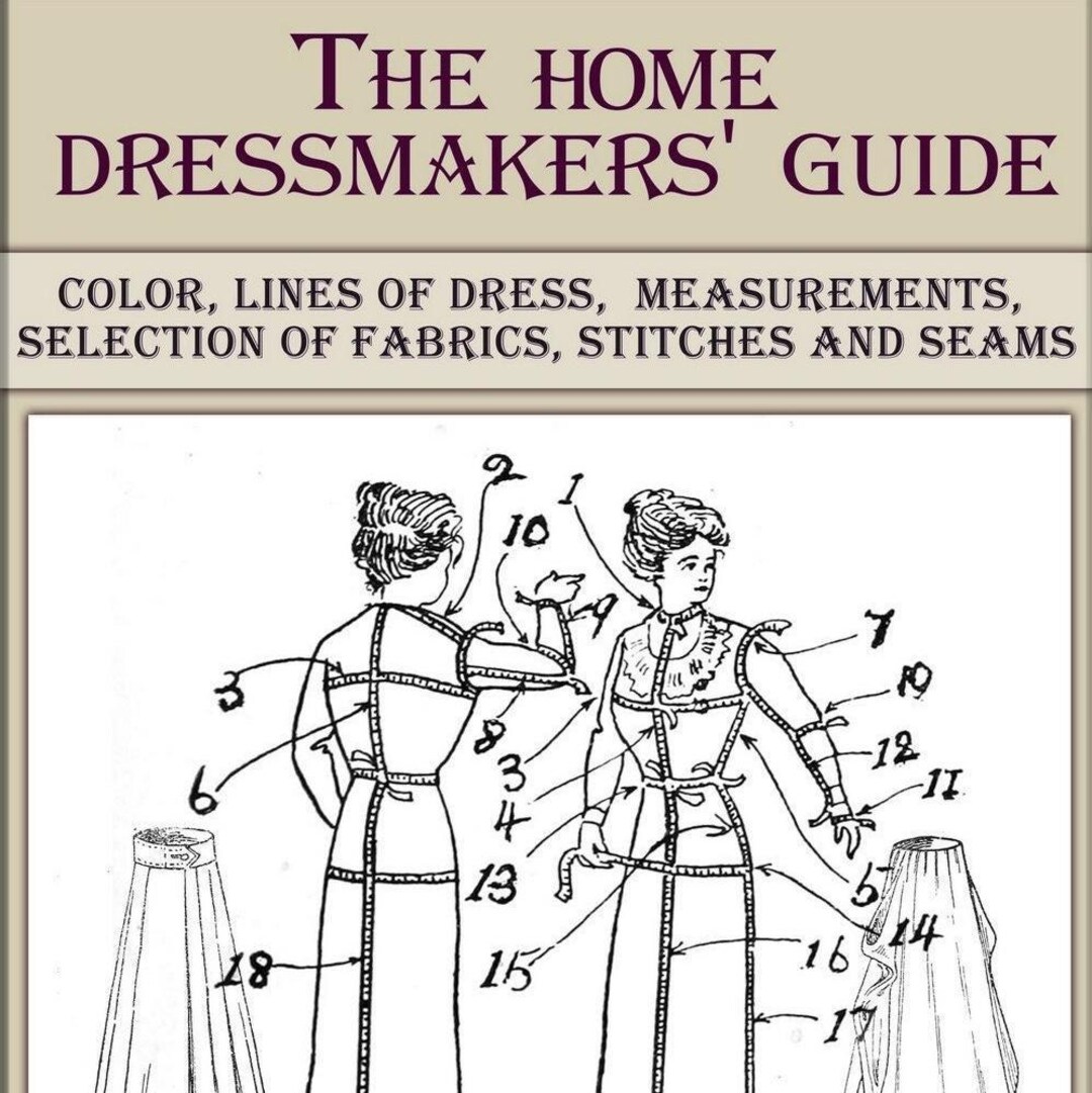 Vintage Dressmaking Guide Book,drafting Garments,sewing Manual - Etsy