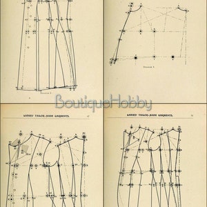 Victorian Book Vintage Dress,costumes Sewing Patterns,pattern Drafting ...