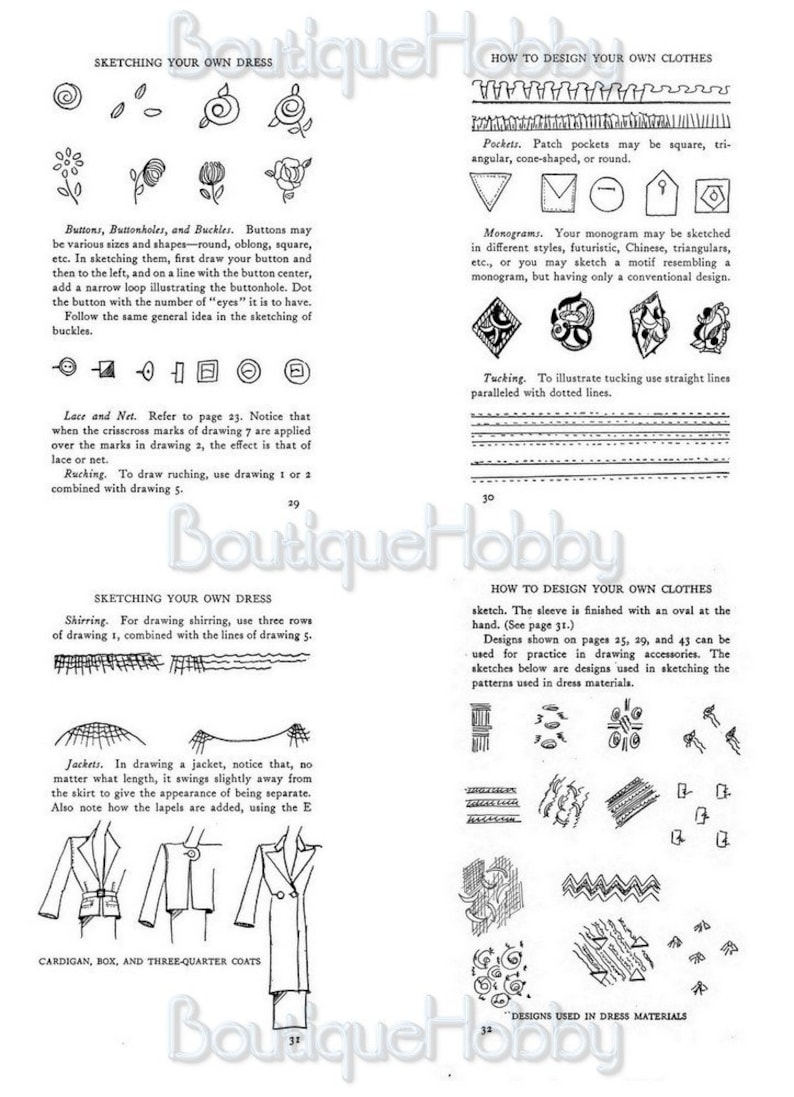 How to Made Design Your Own Clothes Design Pdf Ebookrare | Etsy