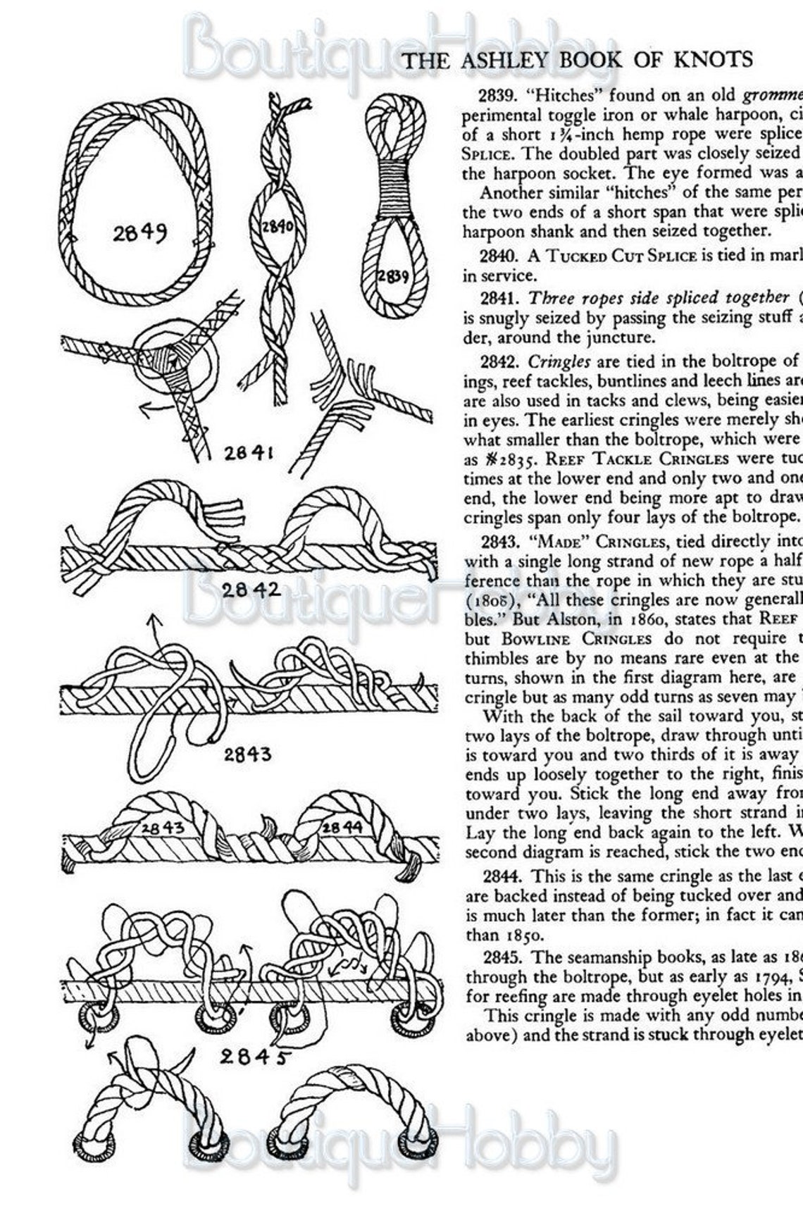 How to tie knotsrope knots manual tutorialBook Of Knots | Etsy