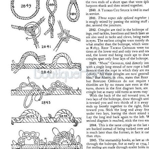 How to Tie Knots,rope Knots Manual Tutorial,book of Knots - Etsy