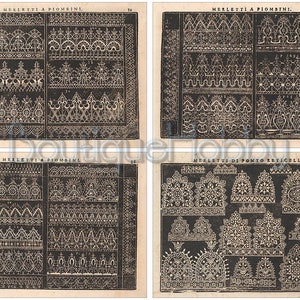 Italian Renaissance Embroidery Patterns Lace Book,vintage Patterns - Etsy