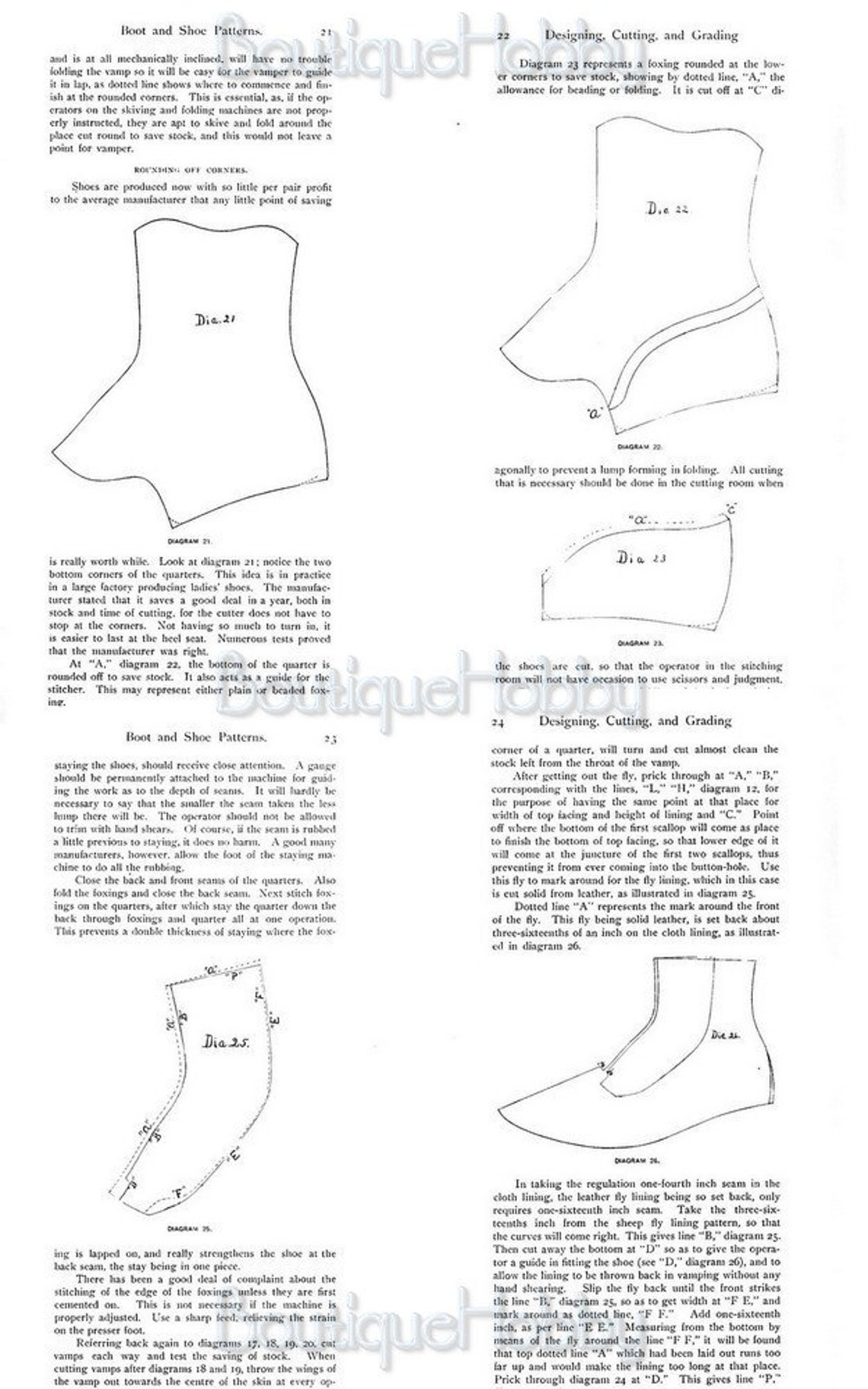 How to Make Hand Made Shoesvintage Shoe Sewing Pattern Book | Etsy