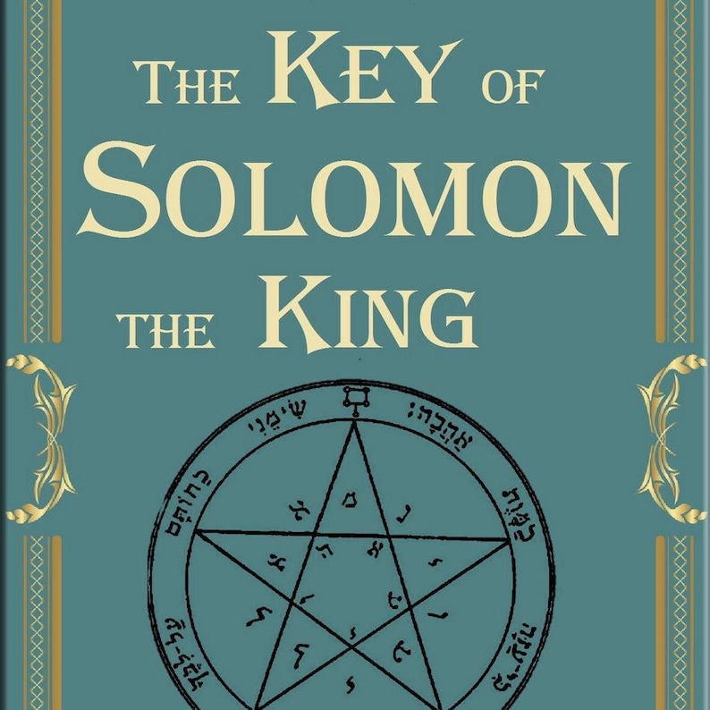 The Key of Solomon,spell Book,ancient Magic Symbol,magic Grimoire PDF ...