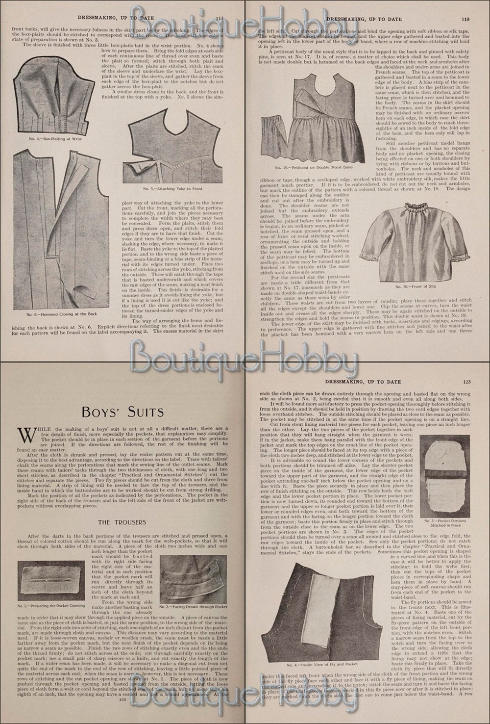 Dressmaking Sewing Guidevintage Dress Victorian Patterns - Etsy