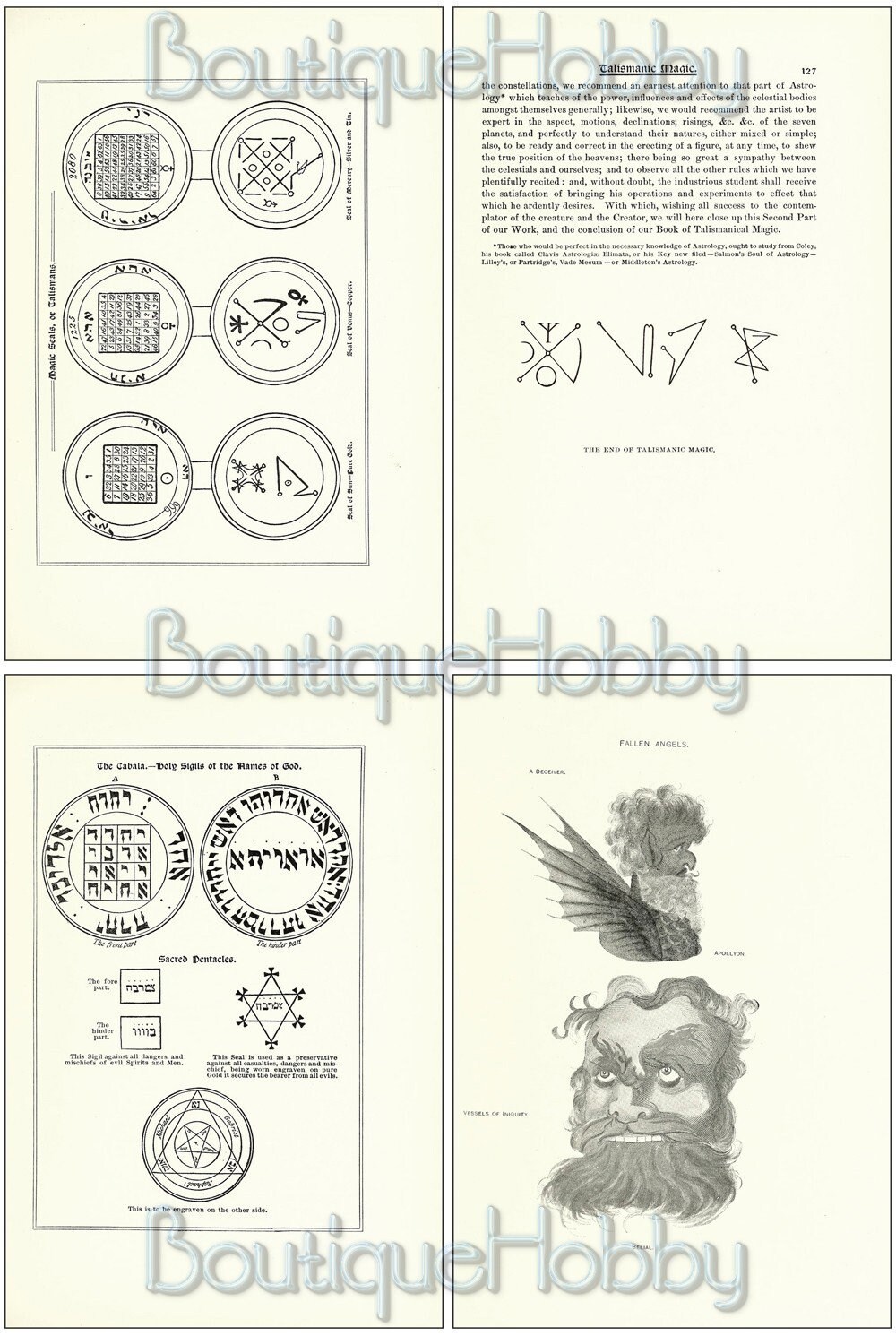 Vintage Book of the Magi,occult Philosophy, Magic, Astrology ...