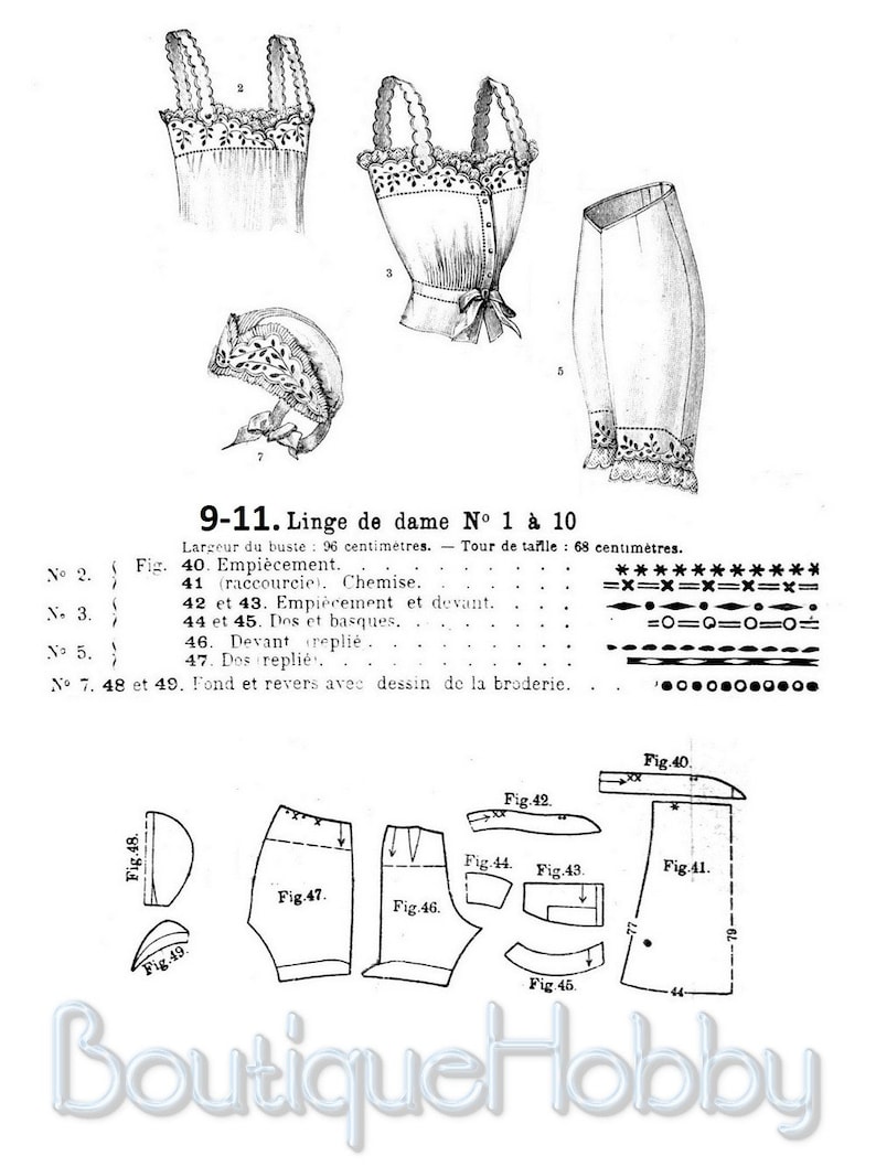 French Sewing Patterns,edwardian Dress,la Mode Illustrée 02-1914 With ...