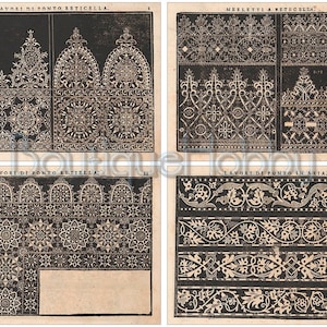 Italian Renaissance Embroidery Patterns Lace Book,vintage Patterns - Etsy