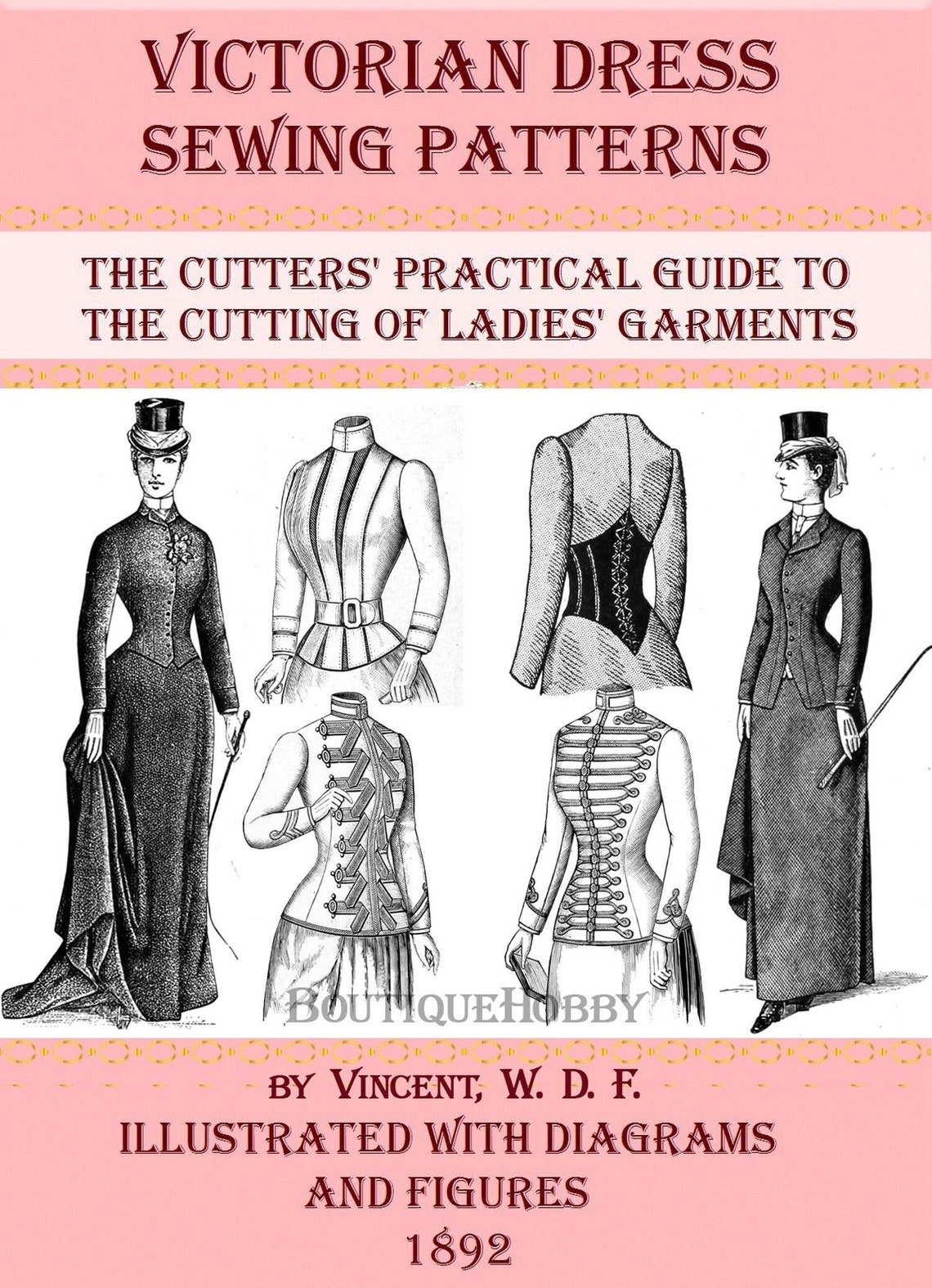 Victorian Dress Patternsvintage Dressmakingretro Dress | Etsy