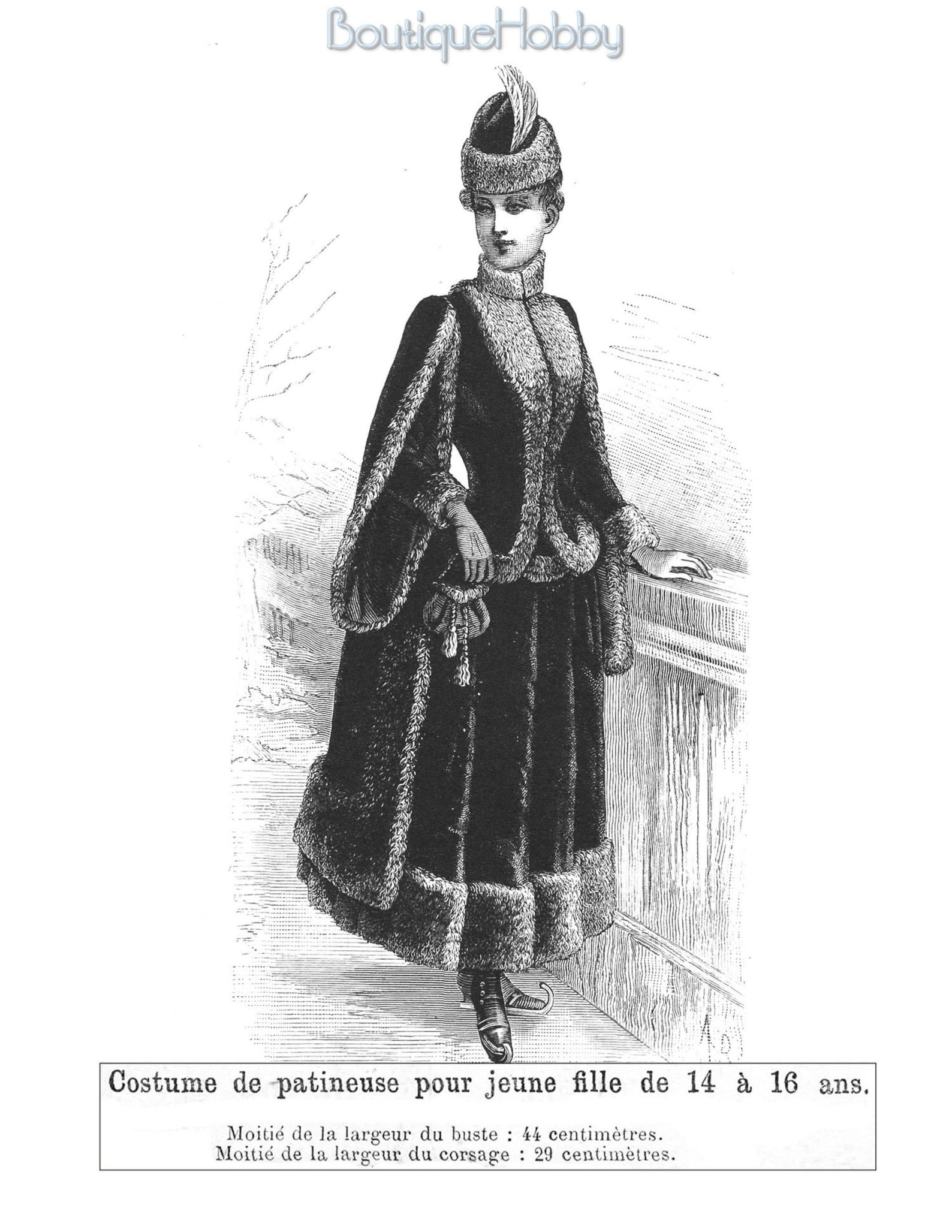 French Sewing Patternsvictorian Dresspdf Sewing Pattern La - Etsy