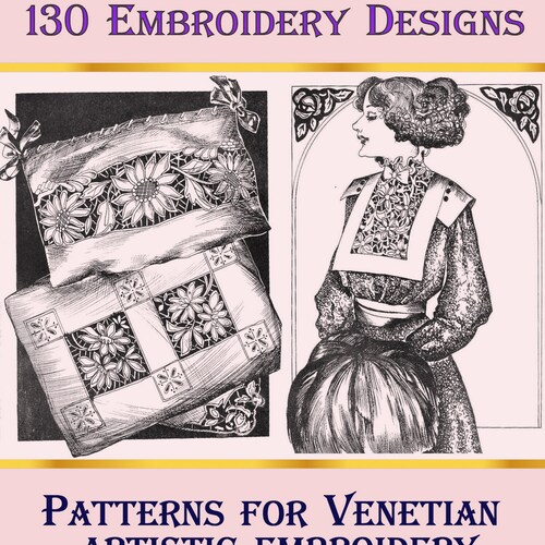 Hand Embroidery Designs PDF Pattern Book 150 Patterns for - Etsy