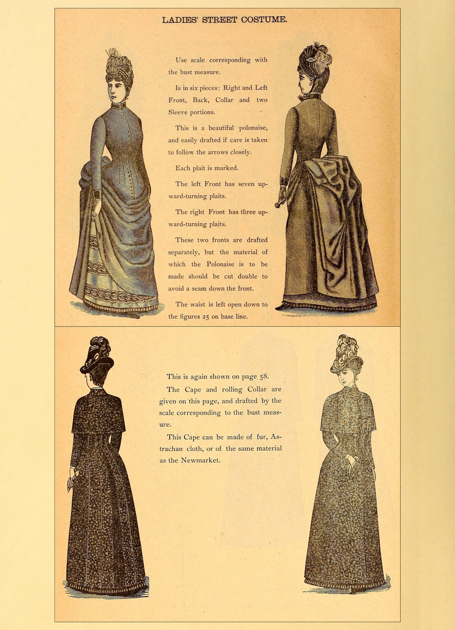 Victorian Costume Sewing Patterns 59 Vintage Designs - Etsy