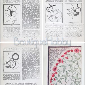 Beginner Hand Embroidery Art Book,stitch Patterns,fine Needlework ...